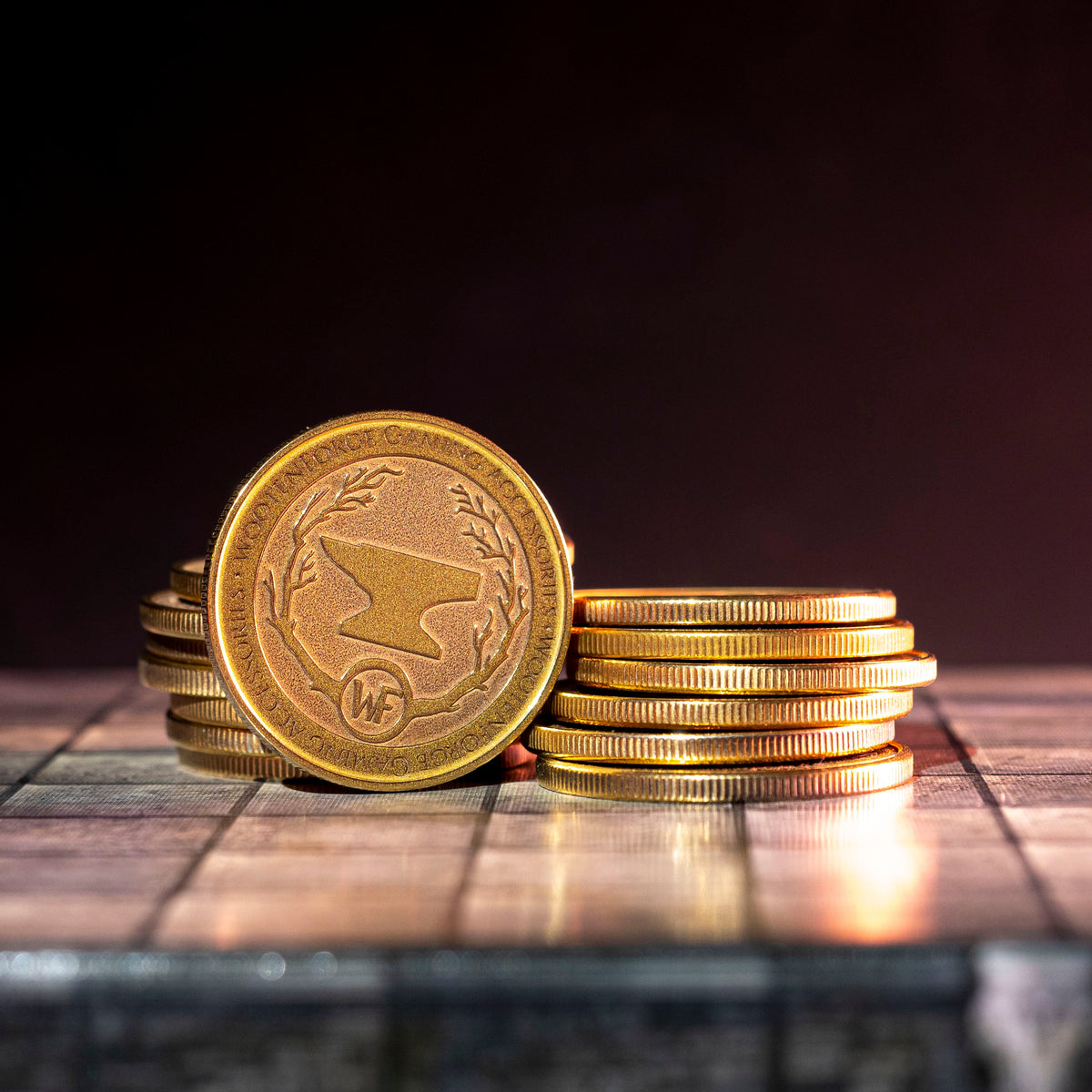Custom Engraved Display Coins – Wootenforge Gaming Accessories